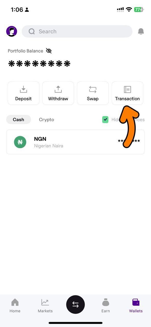 Where Can I See My Naira Deposit/Withdrawal History on the App? – Quidax